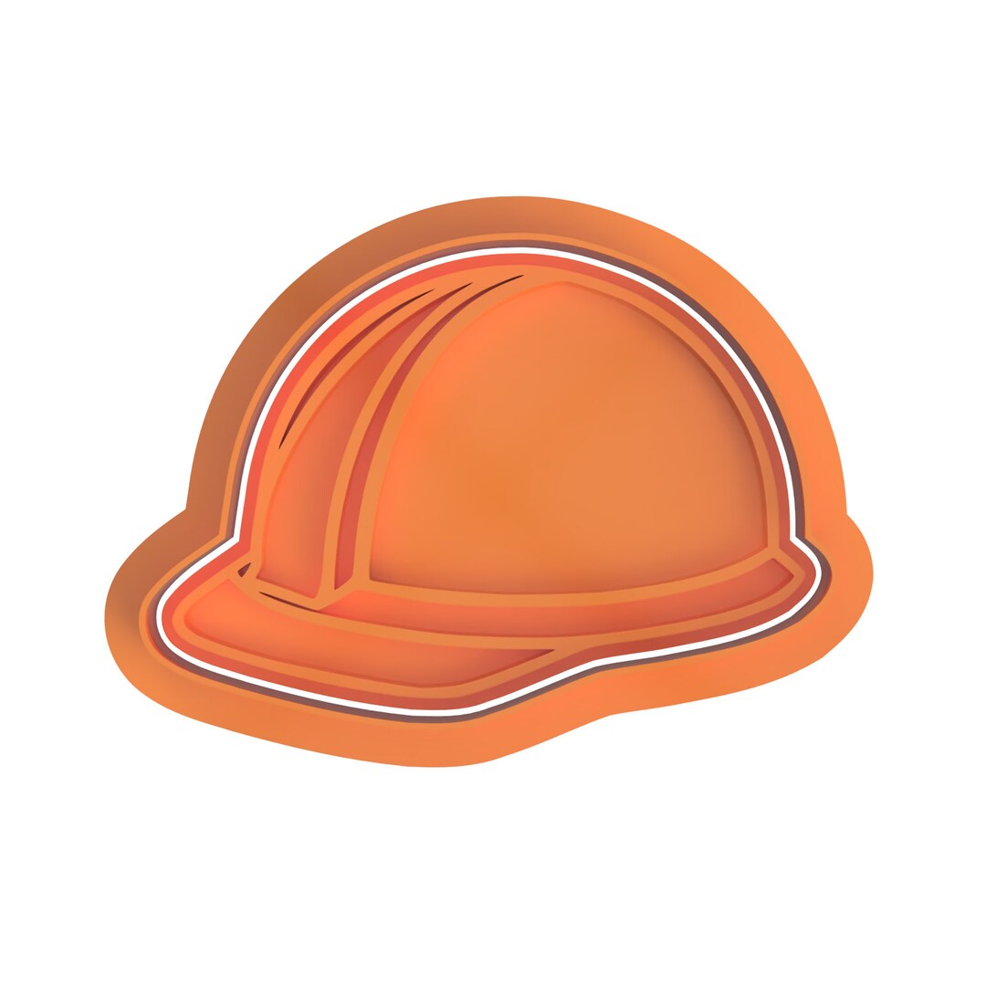 Hard Hat Cookie Cutter, Stamp and Debosser Set - Etsy