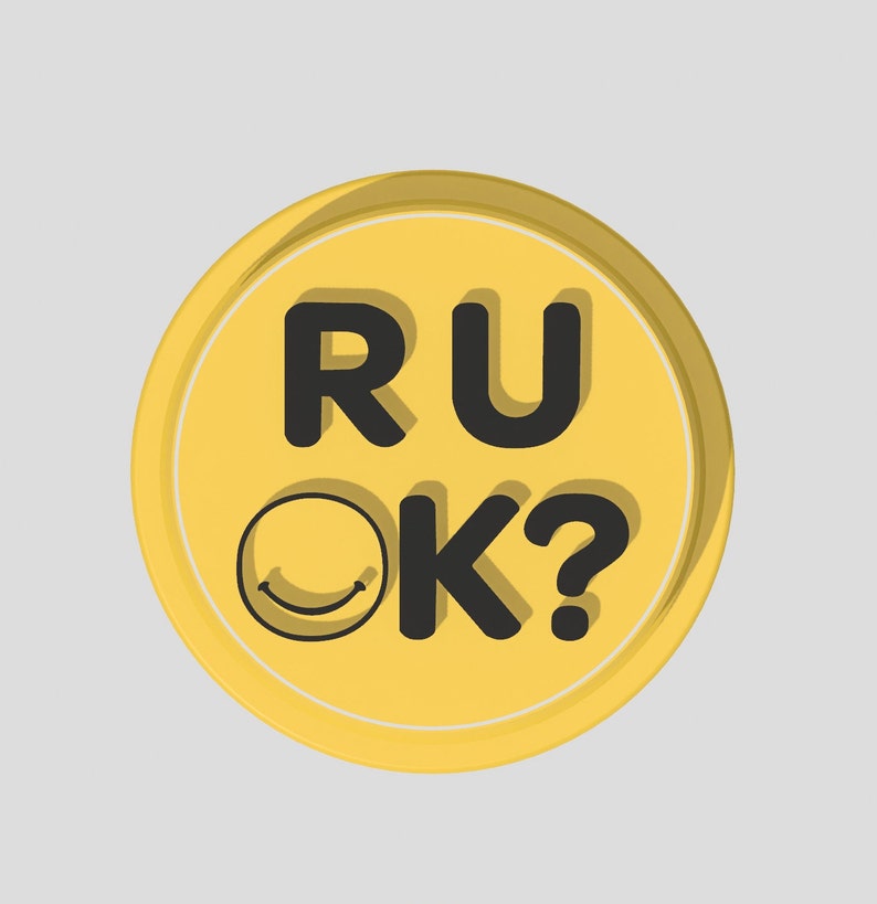 RU OK? Cookie Cutter, Stamp and Debosser Set - Etsy Australia