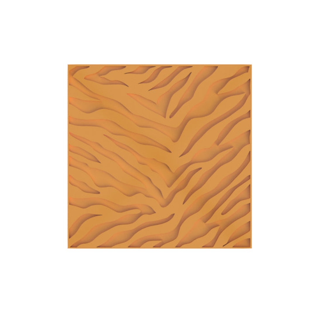 Zebra Pattern Acrylic Embossing Sheet - Etsy