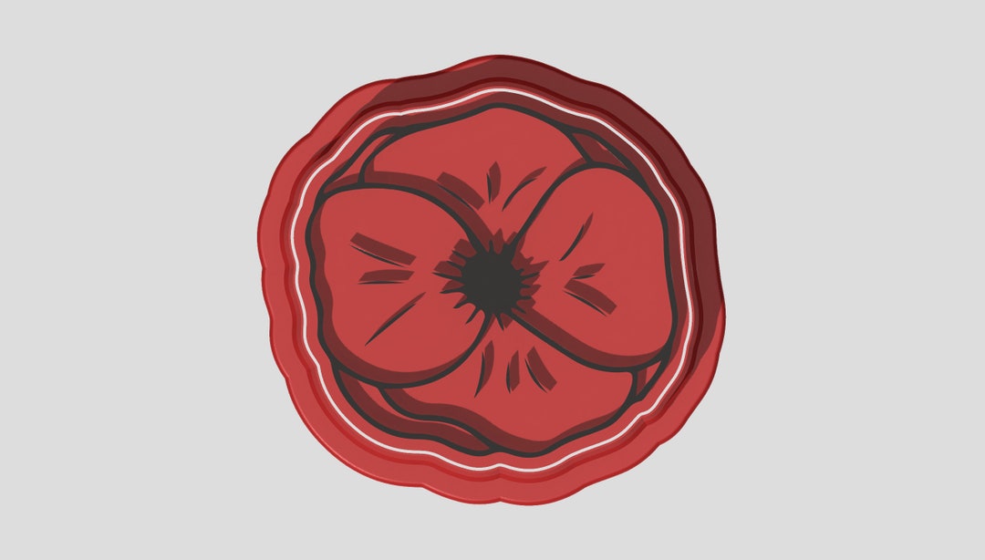 Poppy Flower Cookie Cutter, Stamp and Debosser Set - Etsy