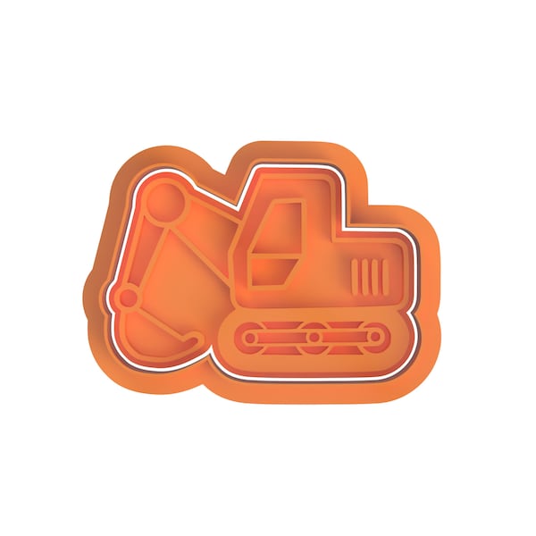 Excavator Cookie Cutter - Etsy