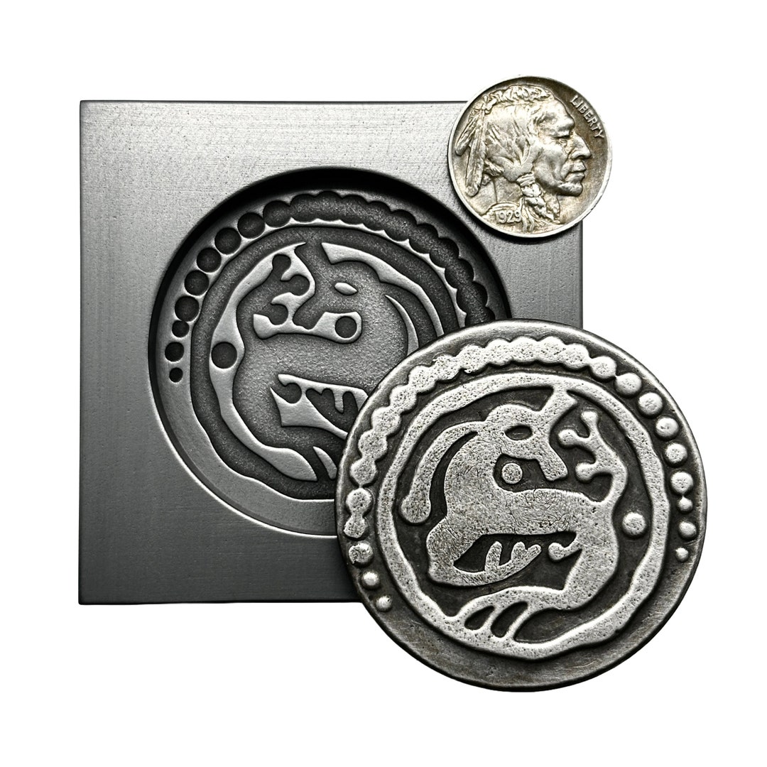 Anglo-saxon “FANTASTIC MONSTER” (silver Sceat) [700’S A.D.] - Graphite ...