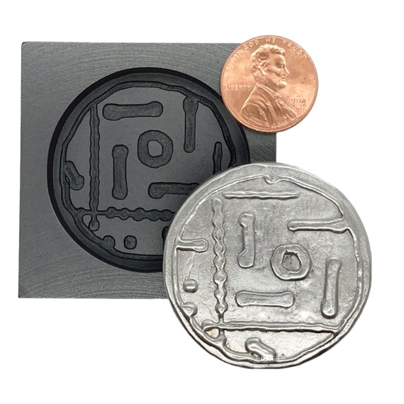 ANGLO SAXON COIN rear Face Graphite Mold 710-760AD - Etsy