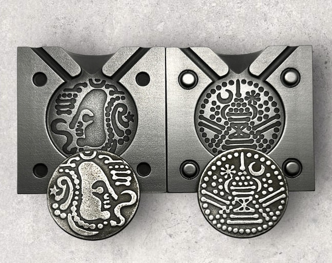 VIKING HAMMER PENNY - (2 Sided) Graphite Coin Mold - Etsy