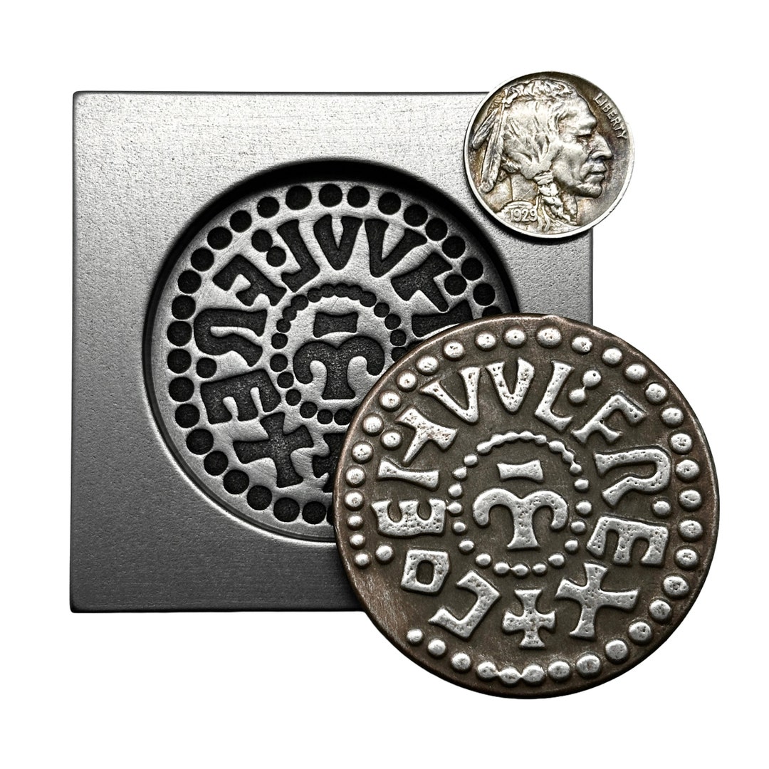 COIN of QUEEN CYNETHRYTH - Graphite Coin Mold - Etsy