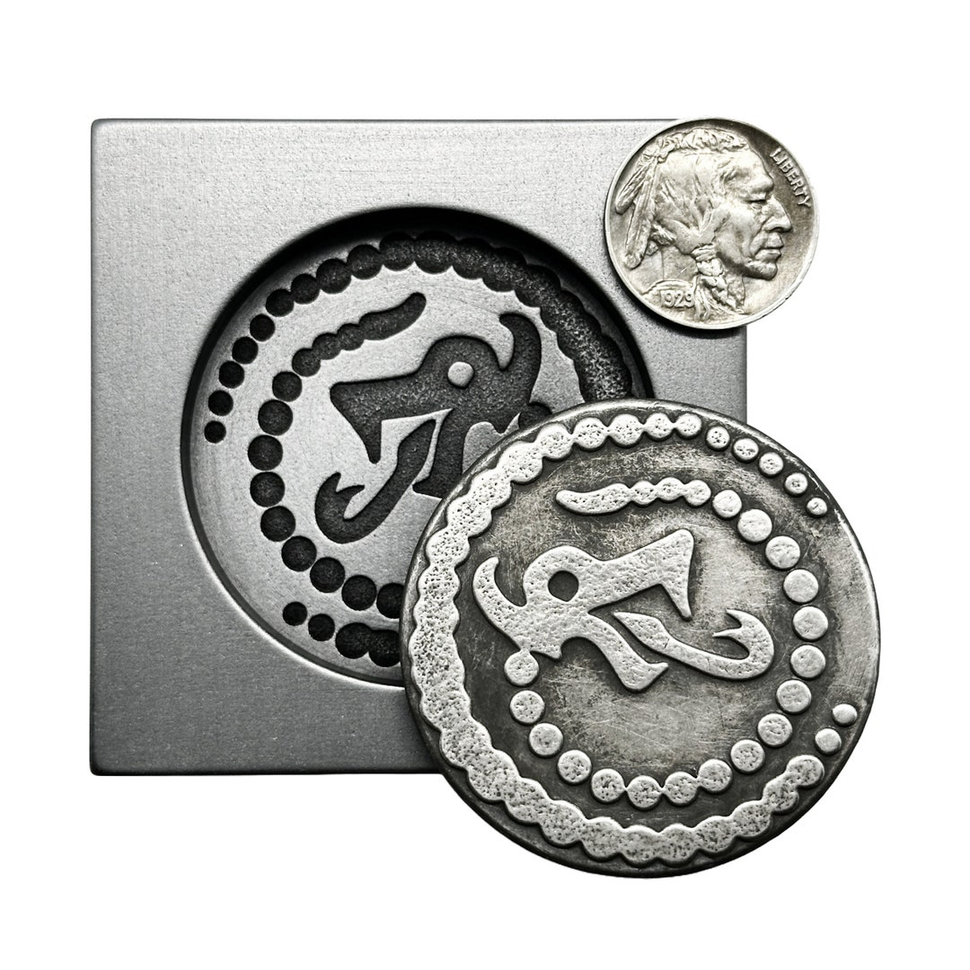 Anglo-saxon WOLF HEADED SERPENT (silver Sceat) [600’S A.D.] - Graphite ...