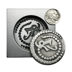 Anglo-saxon WOLF HEADED SERPENT (silver Sceat) [600’S A.D.] - Graphite ...