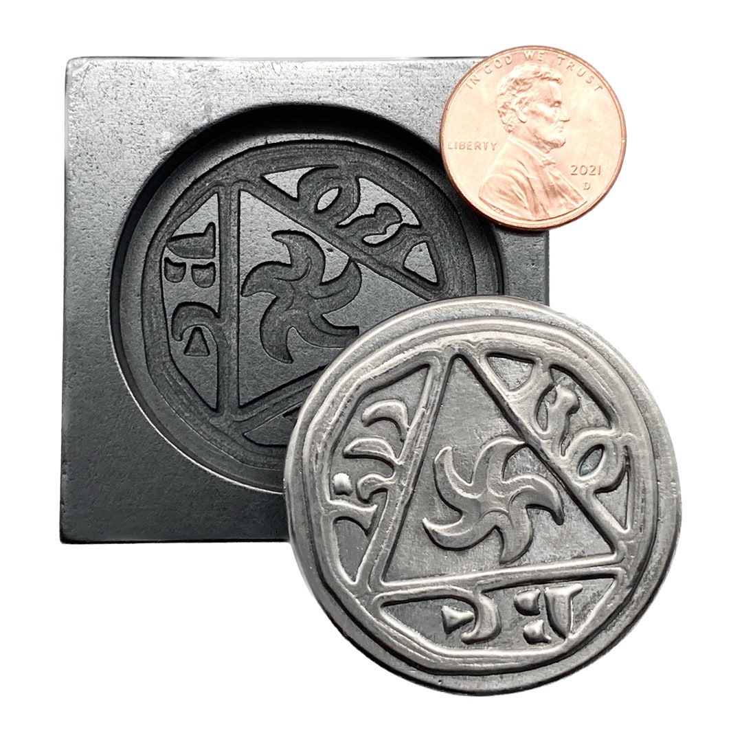 IRISH SILVER FARTHING 1200S A.D. Graphite Coin Mold - Etsy