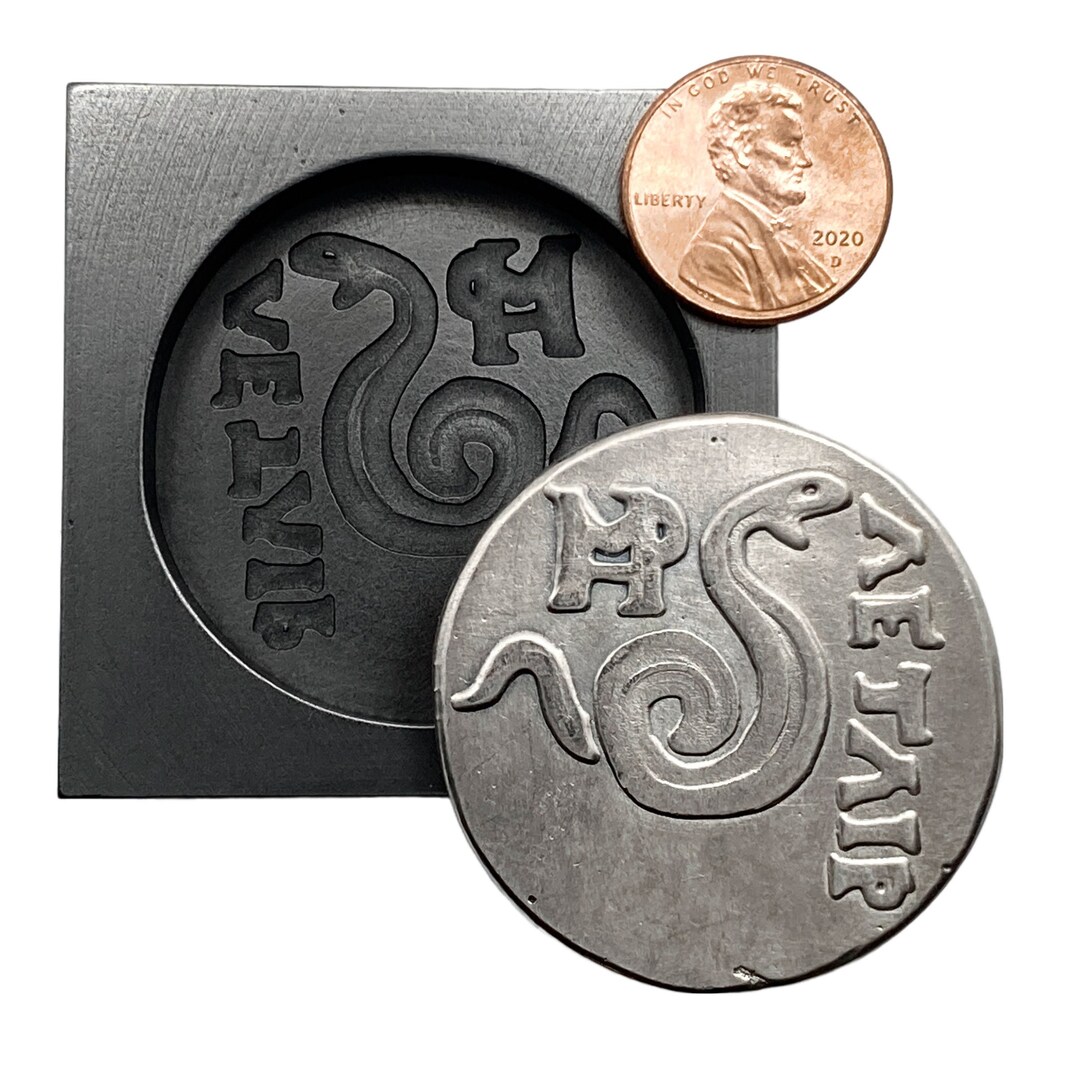 SERPENT COIN 0F PHILETAIROS Graphite Coin Mold - Etsy