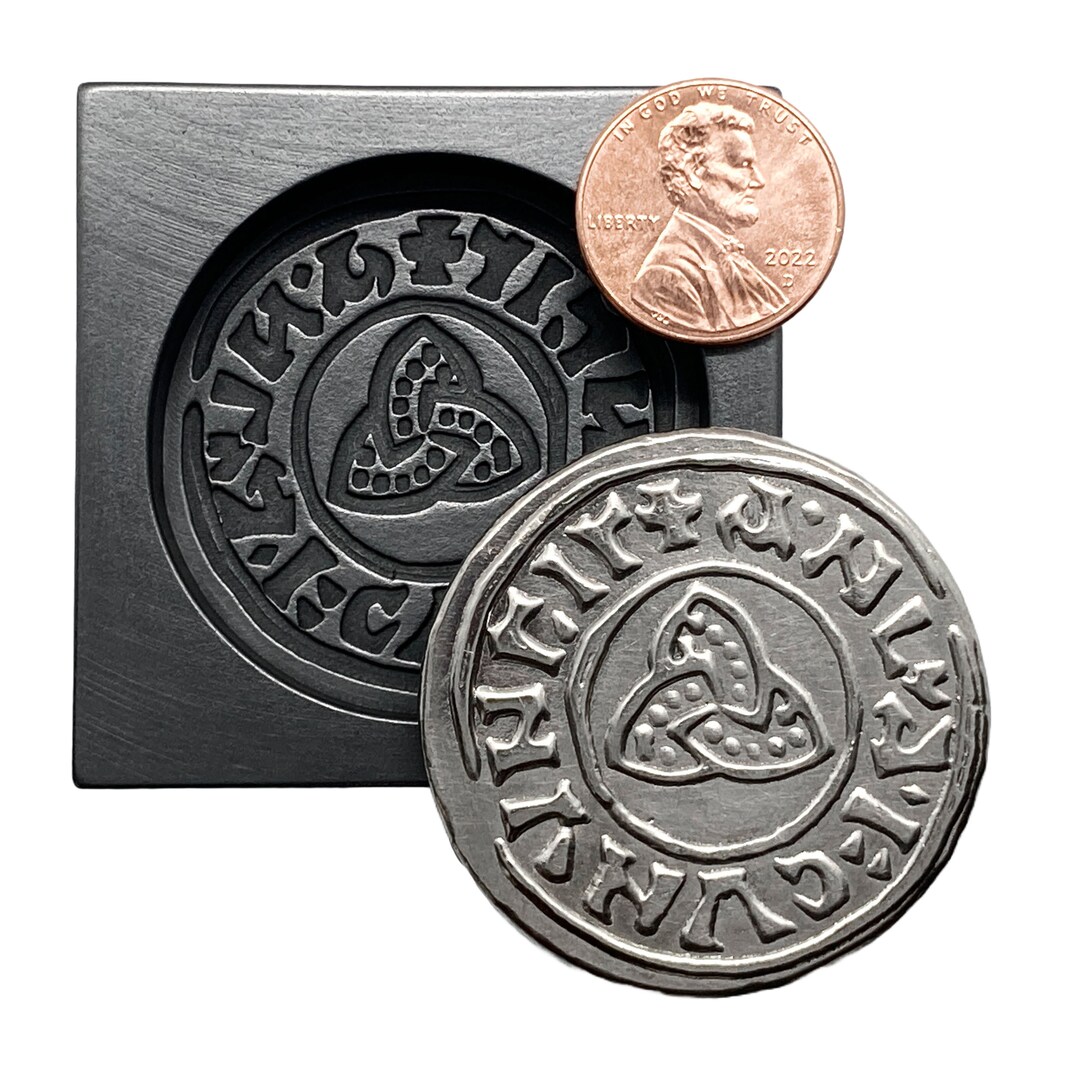 VIKING TRIQUETRA Graphite Coin Mold - Etsy