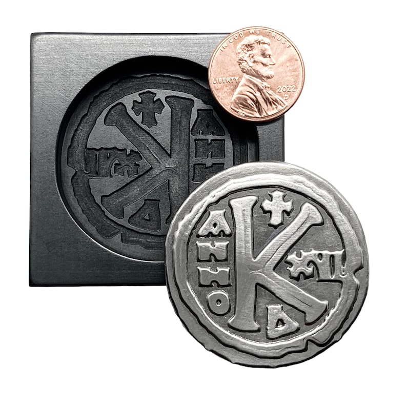BYZANTINE EMPIRE 1/2 FOLLIS Graphite Coin Mold - Etsy