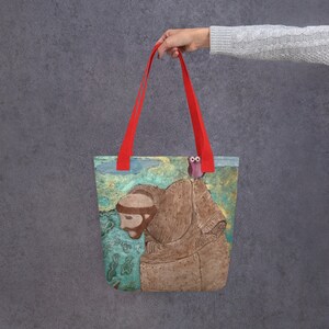 Sacred Monk Inspired Tote Bag | Designed by Marthabymaity - Etsy