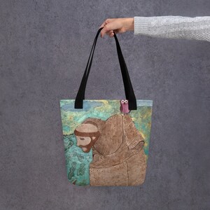 Sacred Monk Inspired Tote Bag | Designed by Marthabymaity - Etsy