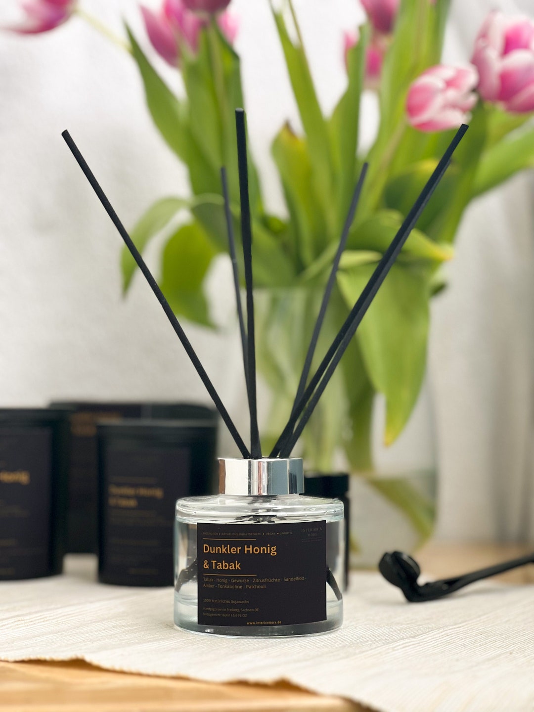 Dark Honey & Tobacco I Diffuser Home Fragrance I Wedding Gift I Gift ...