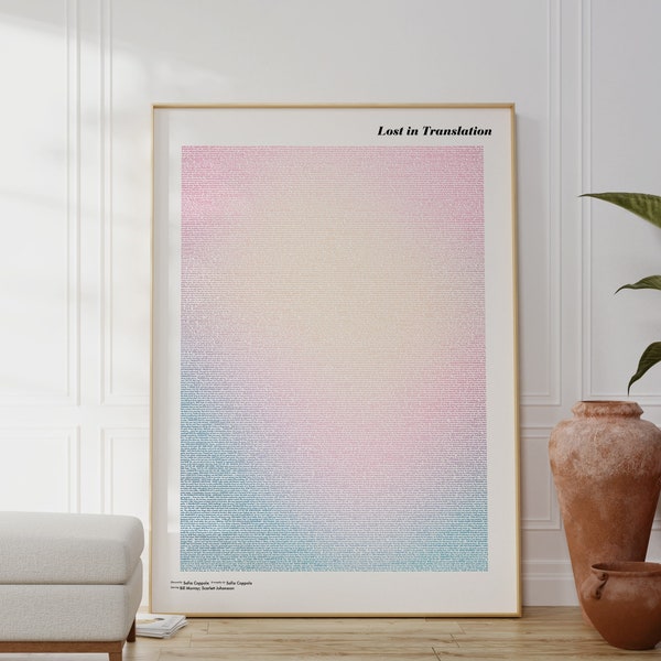 Lost in Translation - Etsy