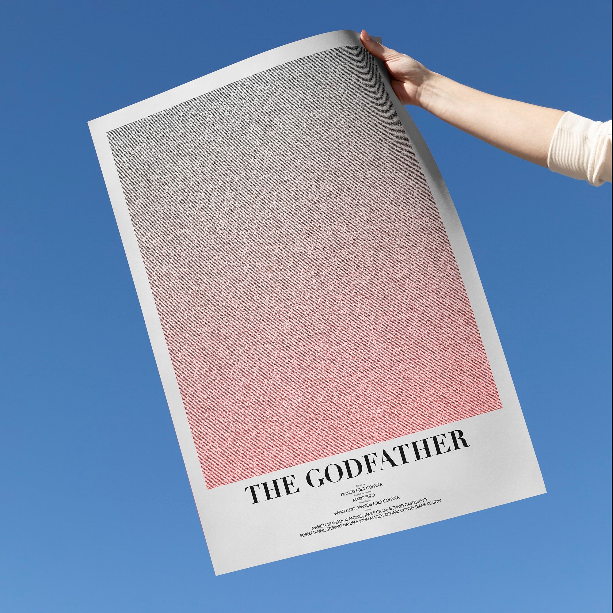 The Godfather Script Print Complete Movie Screenplay Fade Out Prints ...