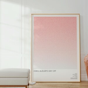 Ferris Bueller's Day off Film Script Poster | Complete Movie Screenplay ...