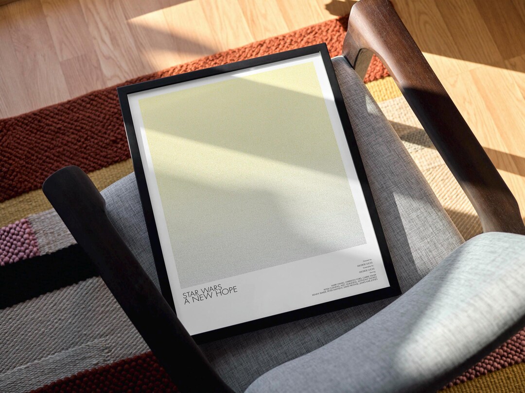 Star Wars: A New Hope Script Poster | Full Movie Screenplay Minimalist ...