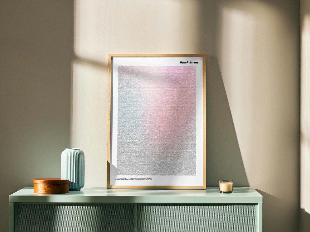 Black Swan Film Script Poster | Complete Movie Screenplay | Elegant ...