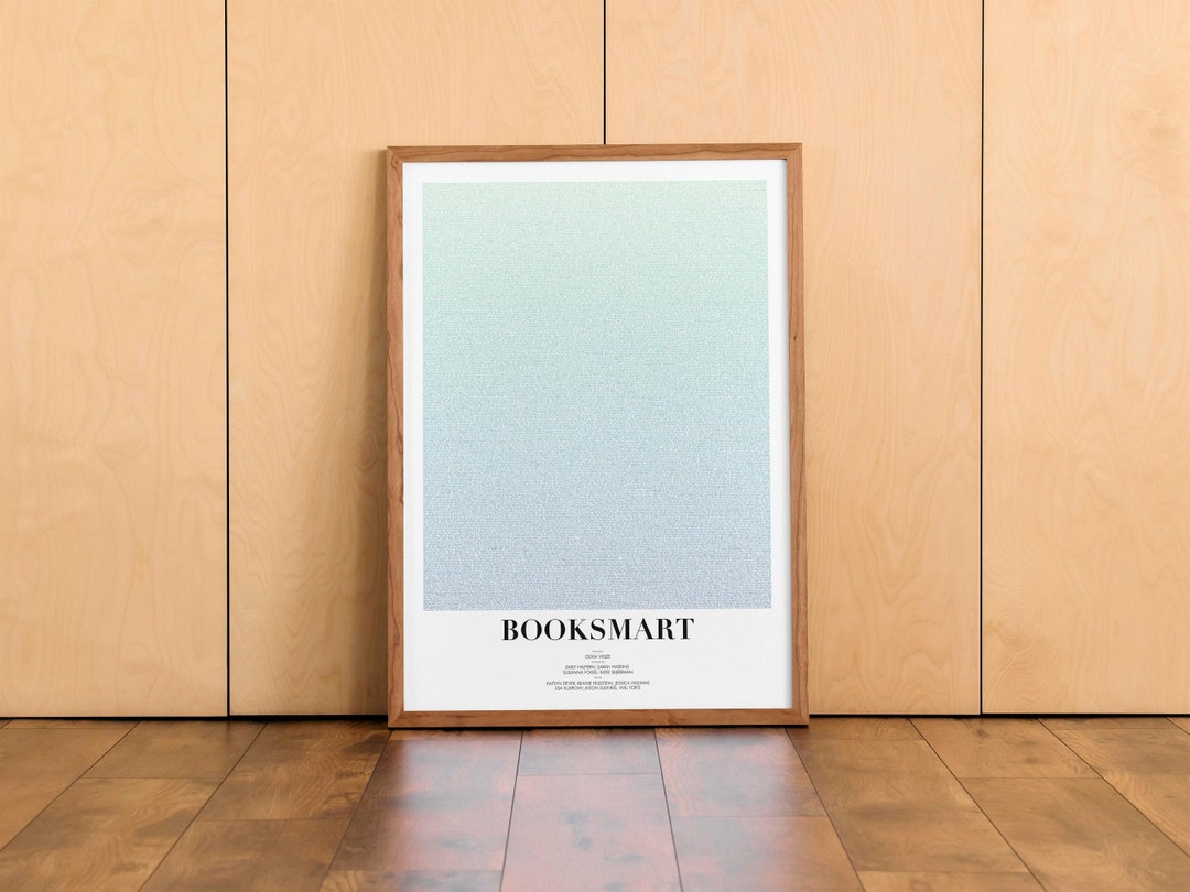 Booksmart Film Script Wall Art | Minimalist Retro Poster Print | Full ...