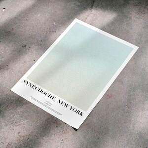 Synecdoche, New York Script Movie Poster | Full Script Art Print ...