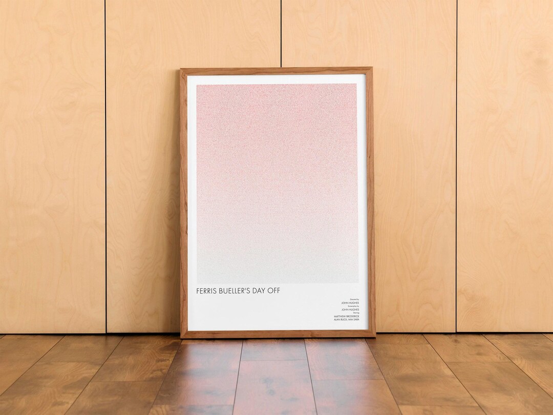 Ferris Bueller's Day off Film Script Poster | Complete Movie Screenplay ...