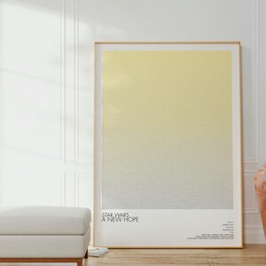 Star Wars: A New Hope Script Poster | Full Movie Screenplay Minimalist ...