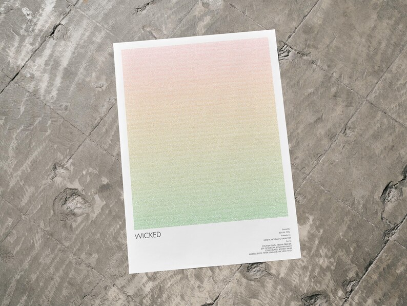Wicked Script Poster | Jon M. Chu’s Magical Film Adaptation Screenplay ...