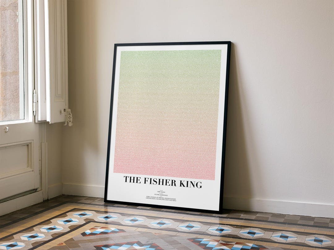 The Fisher King Script Poster | Terry Gilliam Surreal Drama Film Wall ...