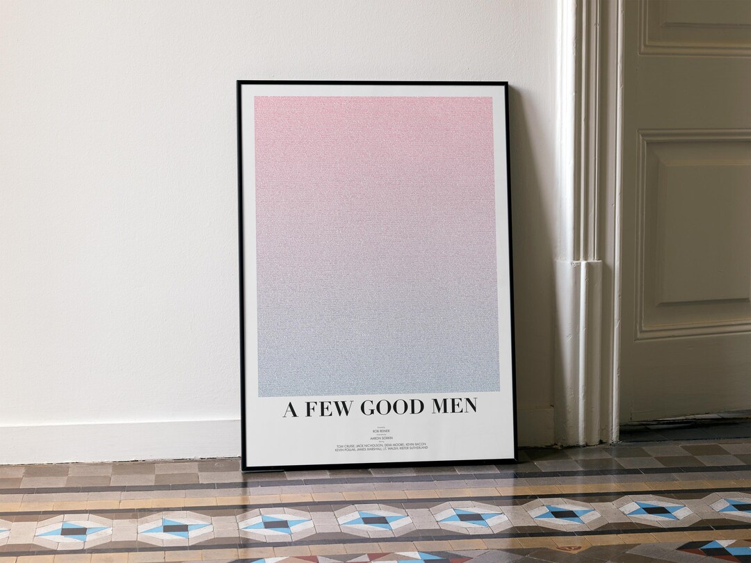 A Few Good Men Script Movie Poster | Minimalist Film Art Print - Etsy UK