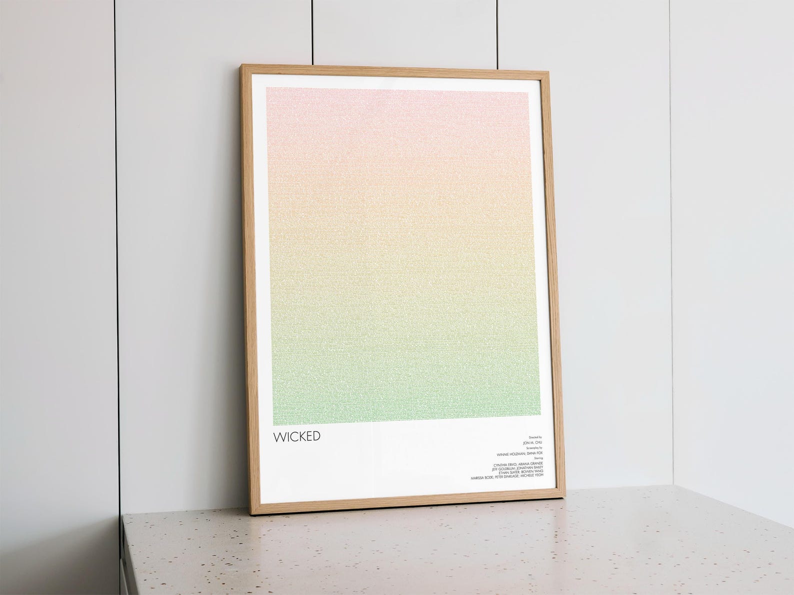 Wicked Script Poster | Jon M. Chu’s Magical Film Adaptation Screenplay ...