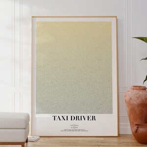 Taxi Driver Script Print | Complete Movie Screenplay | Fade Out Prints | Minimalist Wall Decor ...
