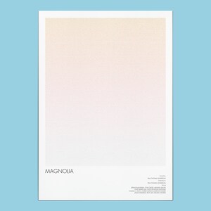 Magnolia Movie Poster | Screenplay Art Print | Typographic Minimalist ...