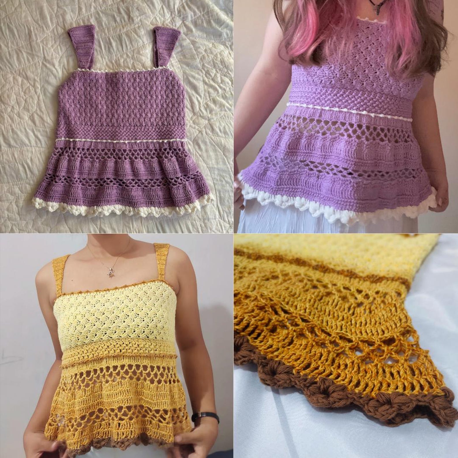 Clementine Crochet Summer Top || PDF Crochet Pattern || Made-to-measure ...