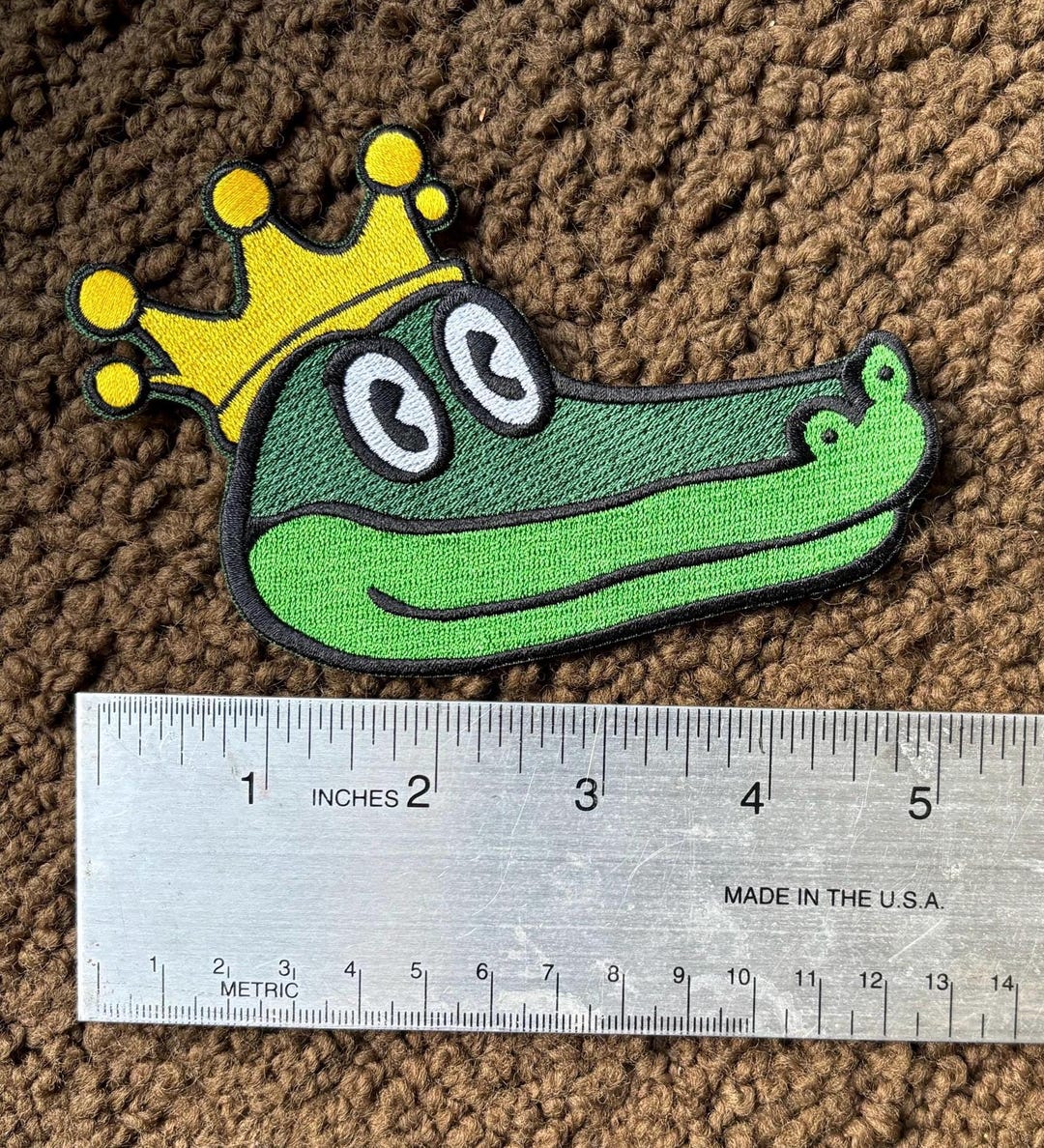 5”x3” Big Crown Gator Patch Inspired by King Gizzard and the Lizard ...