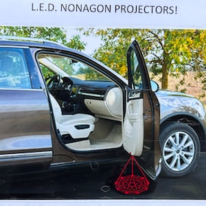 Nonagon LED Projector. Inspired by King Gizzard and the Lizard Wizard ...
