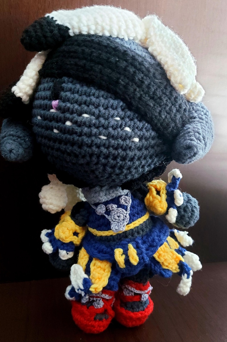 FFXIV Custom Warrior of Light Doll Personalized Crochet Amigurumi (not ...