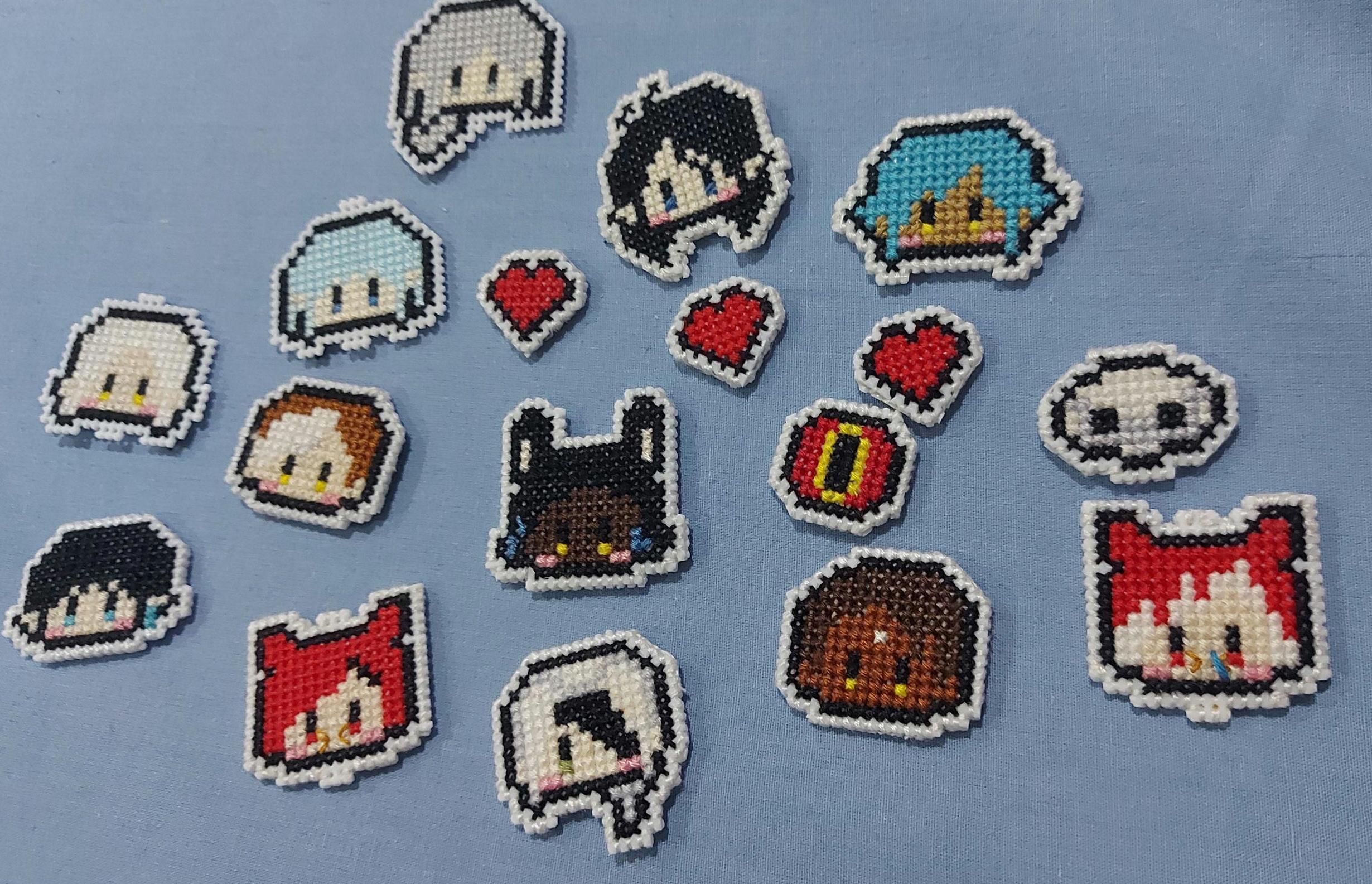 FFXIV NPC Characters Pattern DIY Keychain Pins Tutorial (87 Characters ...
