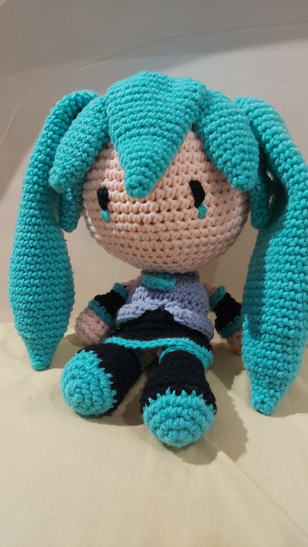 Hatsune Miku Amigurumi Crochet Doll Final Fantasy 14 Stuffed Toy - Etsy