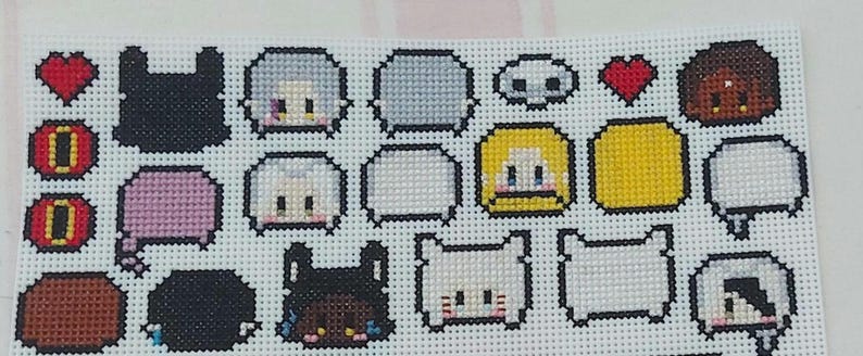 FFXIV NPC Characters Pattern DIY Keychain Pins Tutorial (87 Characters ...