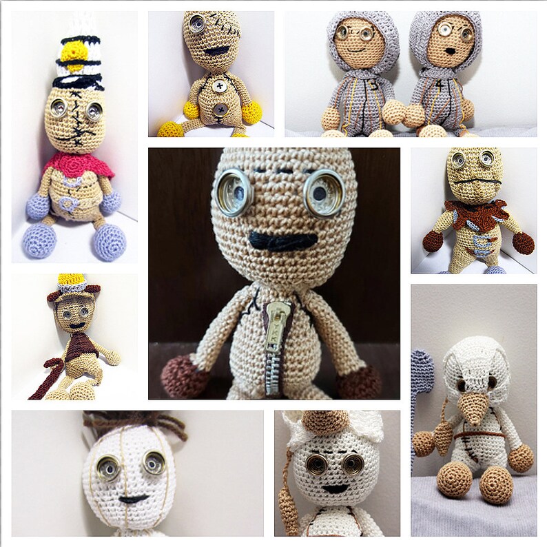 Tim Burton Shane Acker 9 Custom Dolls Stitchpunk Steampunk Handmade ...