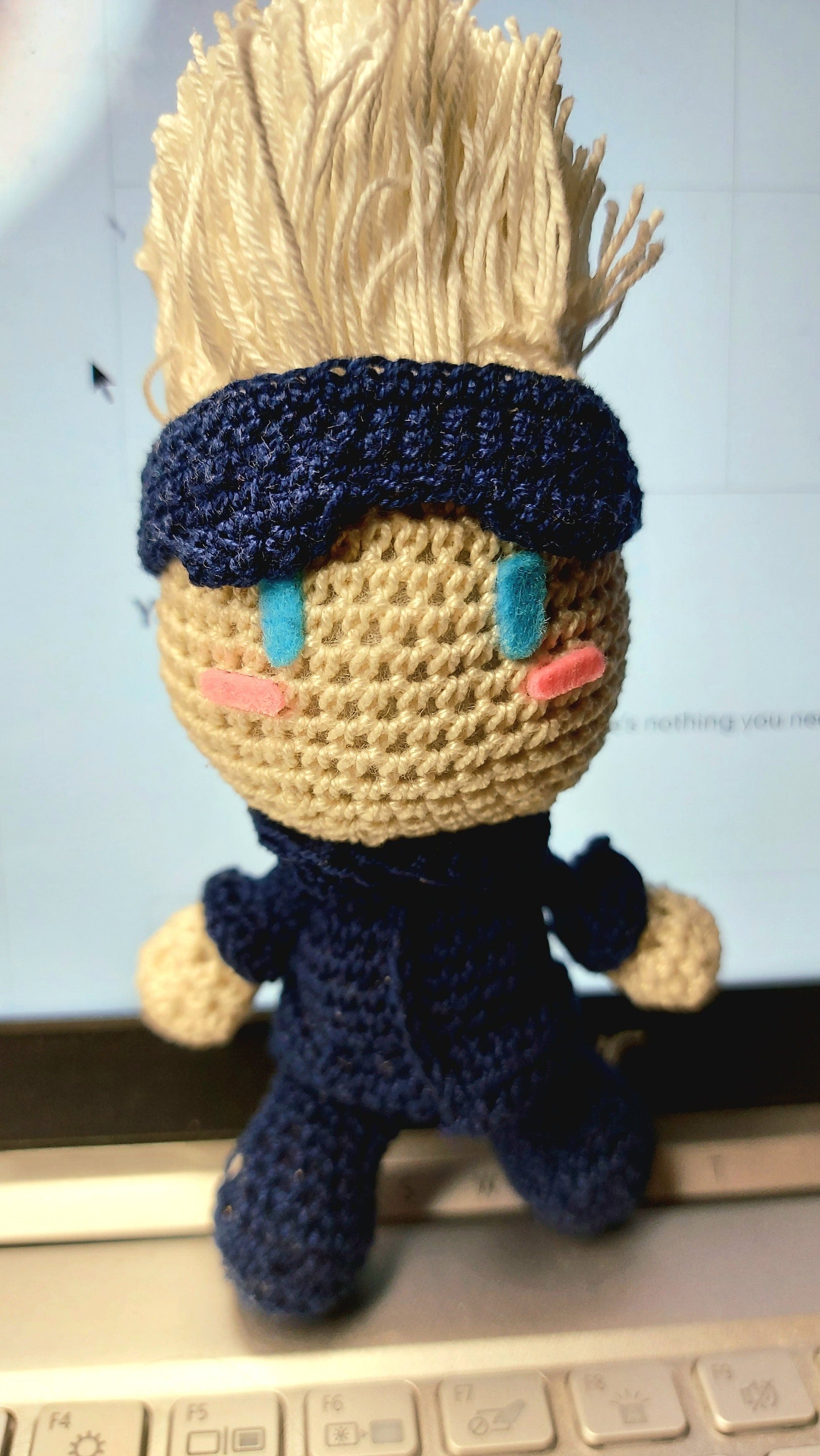 Jujutsu Kaisen: Satoru Gojo Amigurumi Crochet Doll - Etsy Canada