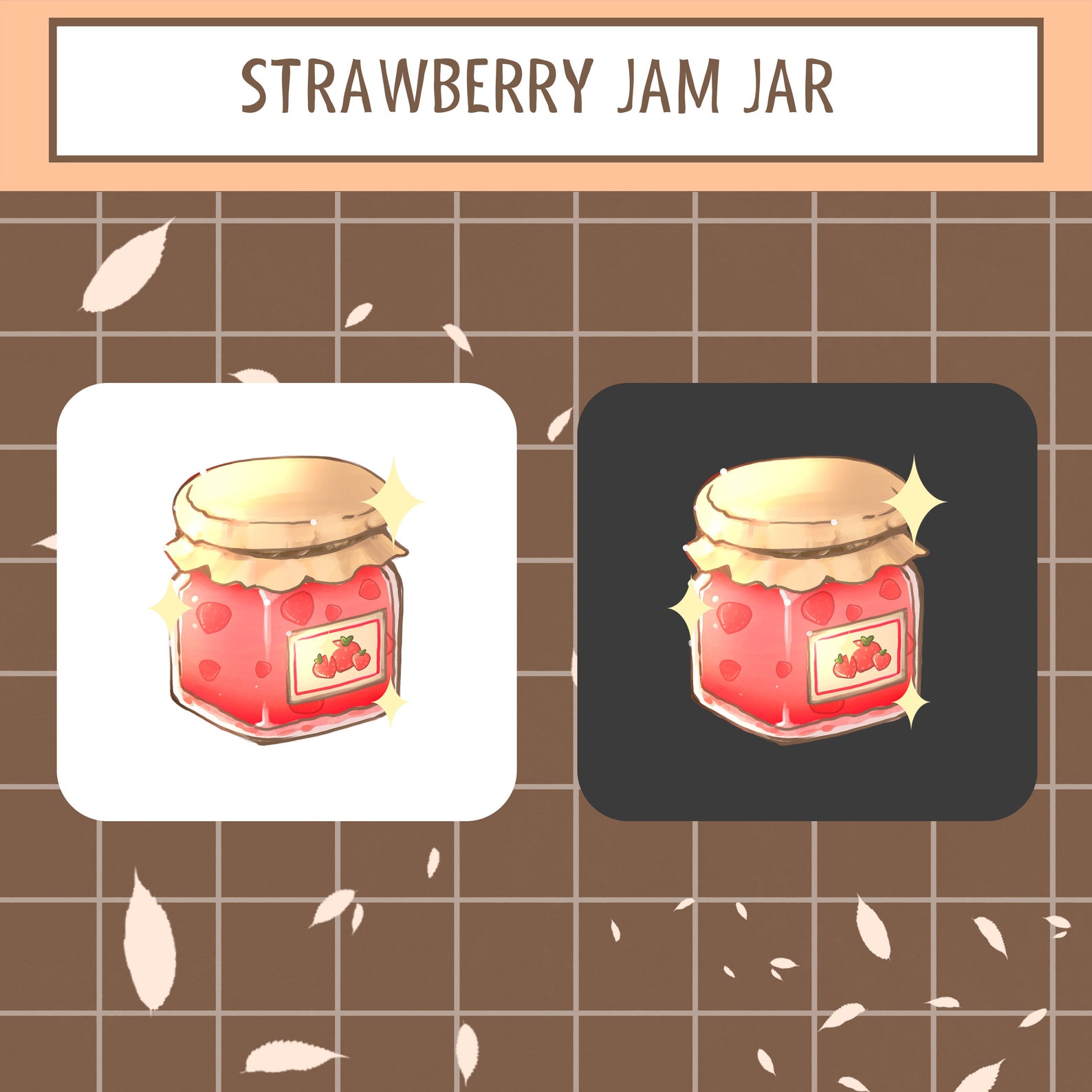 Twitch Sub Badges JAM JARS Cute Kawaii Lofi Aesthetic Cottage Core Cozy ...