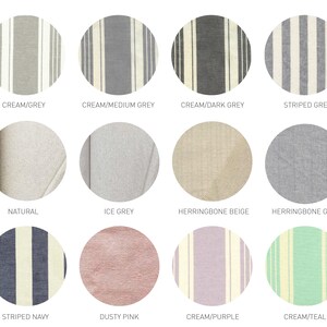 SOFA TOPPER PAD, Striped Cotton Cushion, Tufted Window Seat, Modern ...