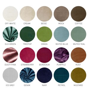VELVET SOFA TOPPER, Tufted Couch Pad in 20 Colours, Custom Size Futon ...