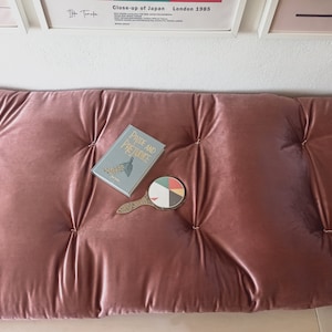 VELVET SOFA TOPPER, Tufted Couch Pad in 18 Colours, Custom Sizes ...