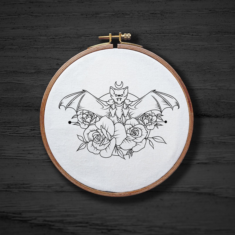 Bat Flower - Etsy