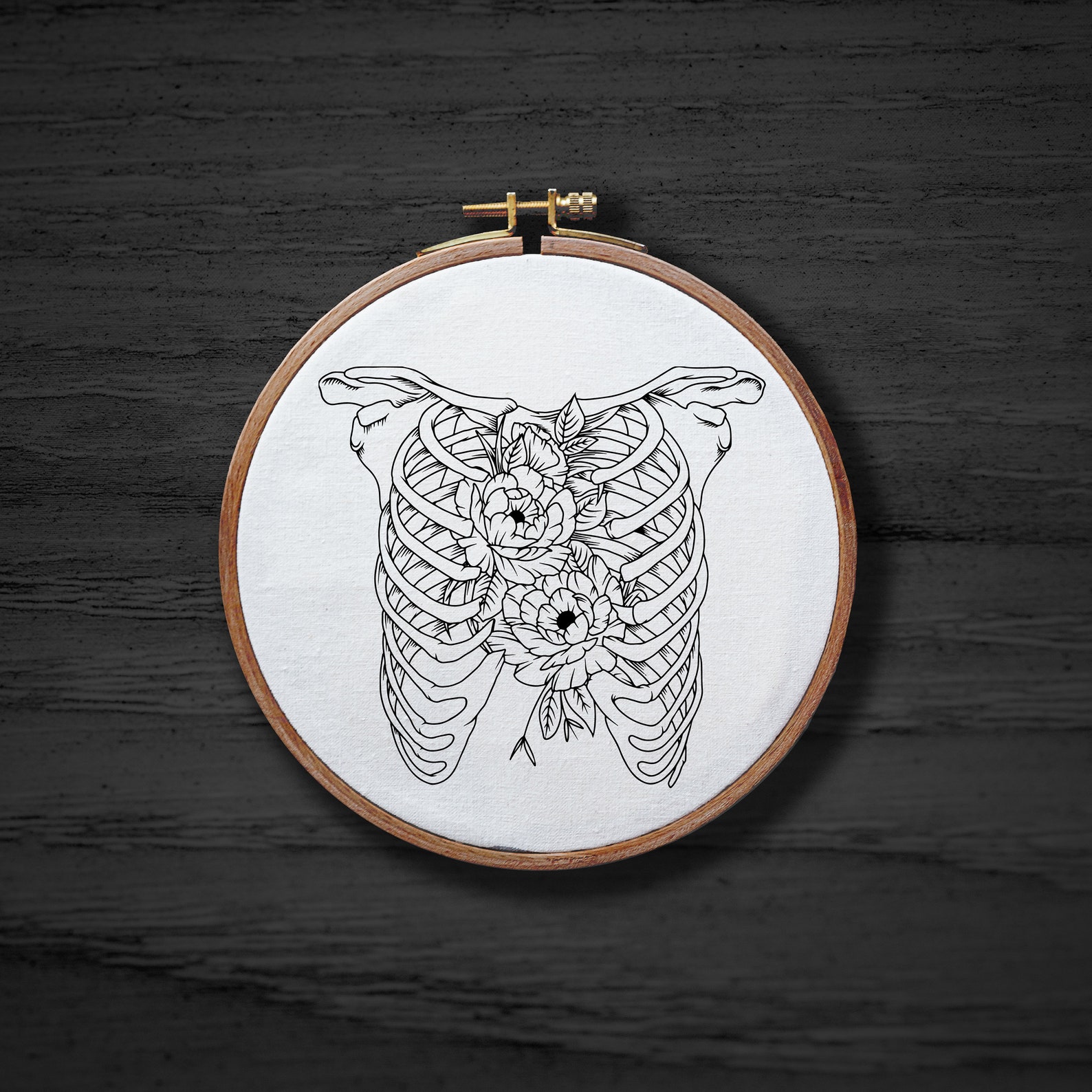 20 Gothic Anatomical Hand Embroidery Pattern Bundle Skeleton - Etsy