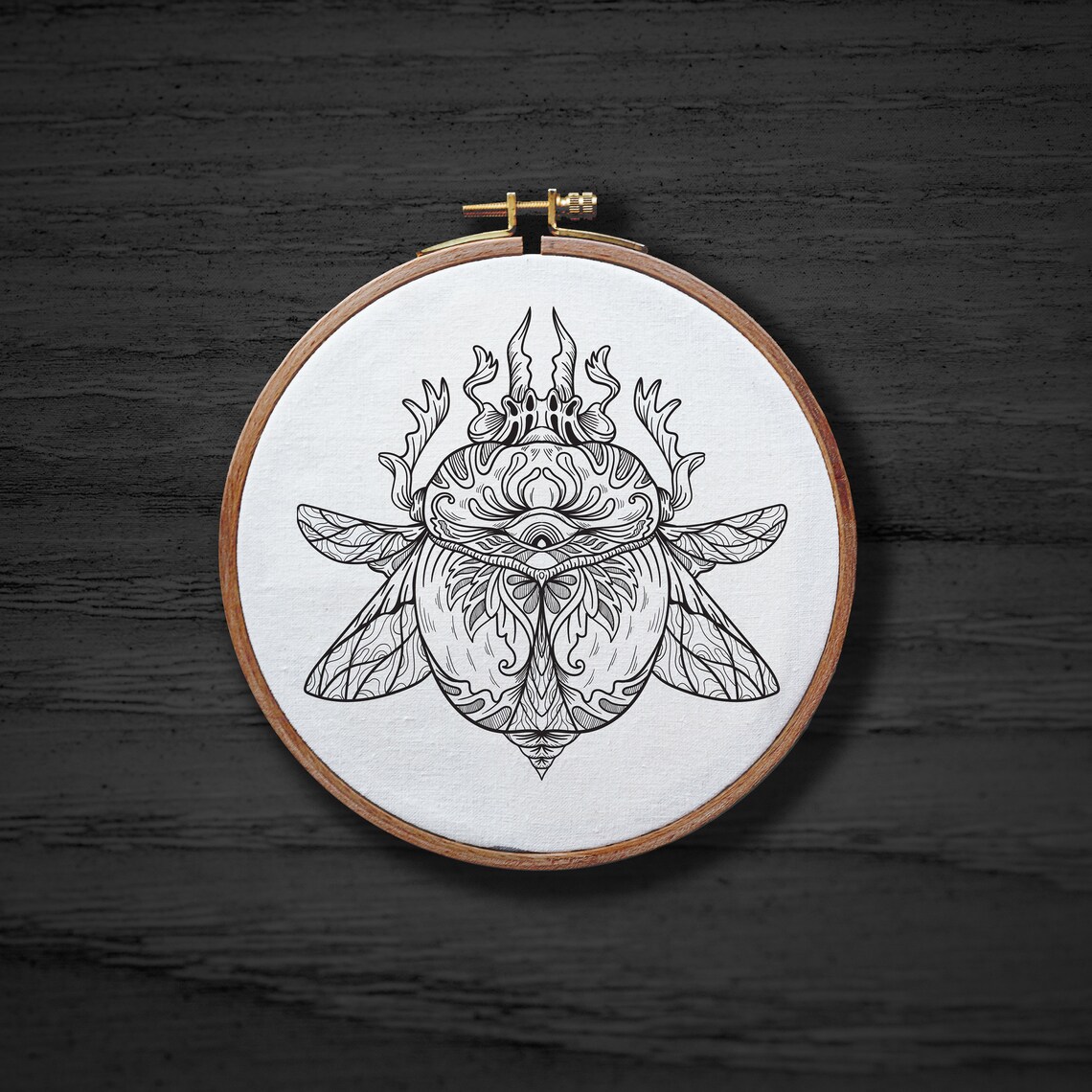 20 Gothic Bugs Hand Embroidery Pattern Bundle Skull - Etsy