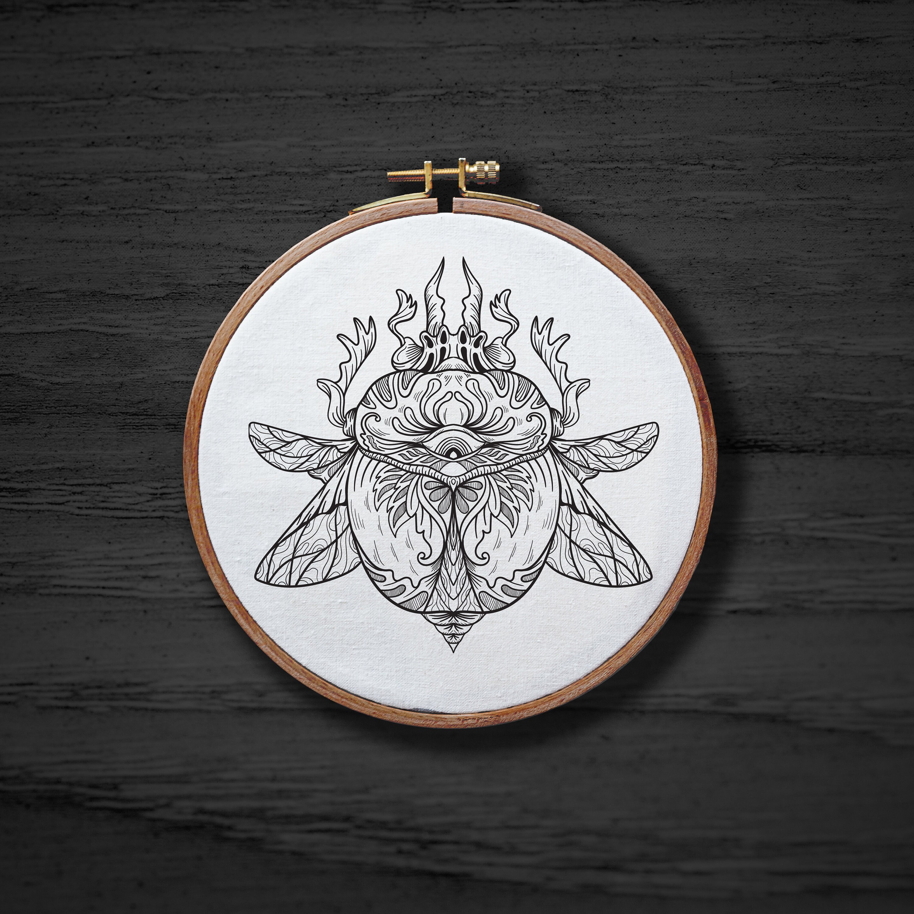 20 Gothic Bugs Hand Embroidery Pattern Bundle Skull - Etsy Australia